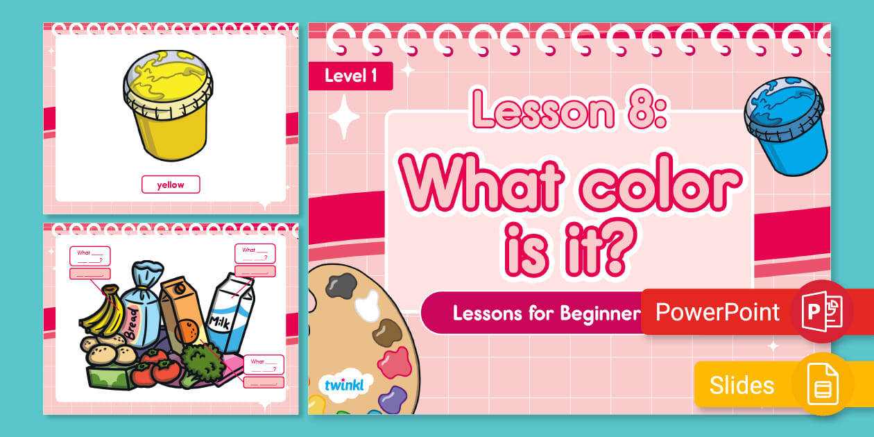 ELL Curriculum: Level 1, Lesson 8 PowerPoint & Google Slides