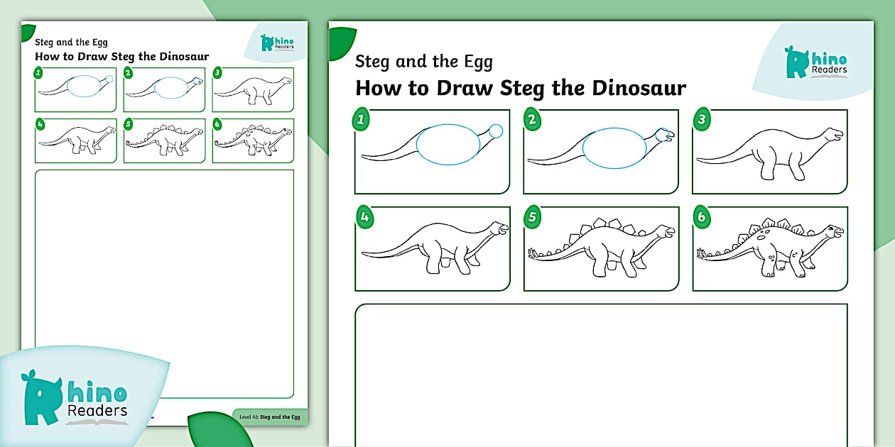 Level 4b Steg and the Egg: How to Draw Steg (teacher made)