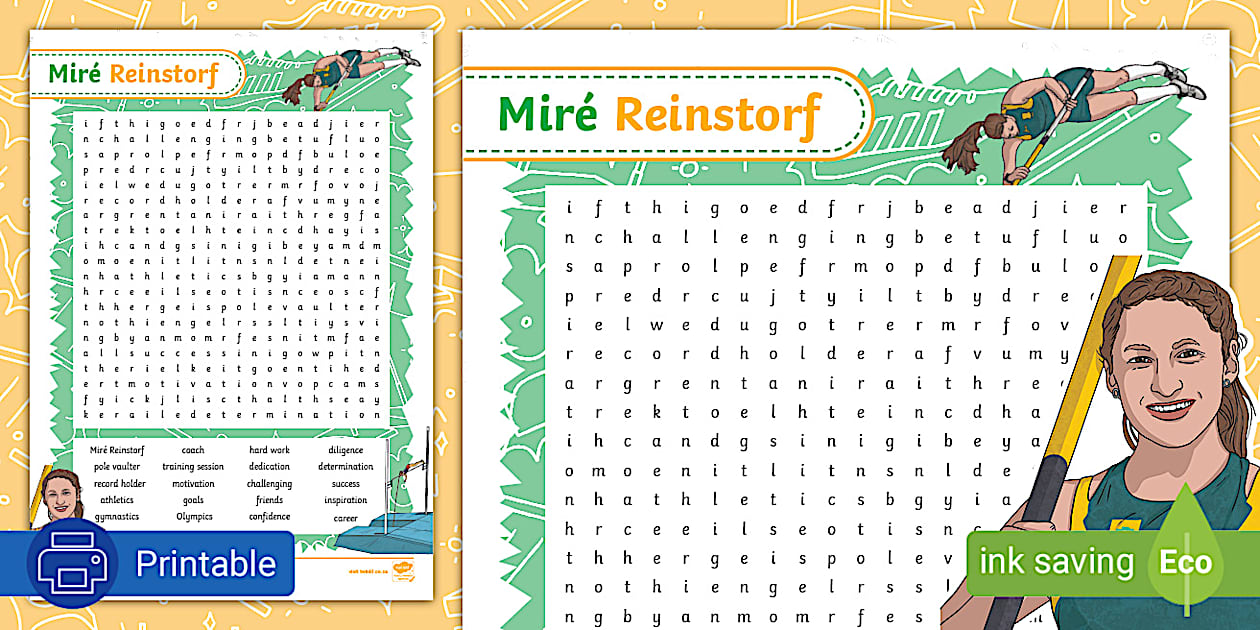 Miré Reinstorf Word Search (Teacher-Made) - Twinkl