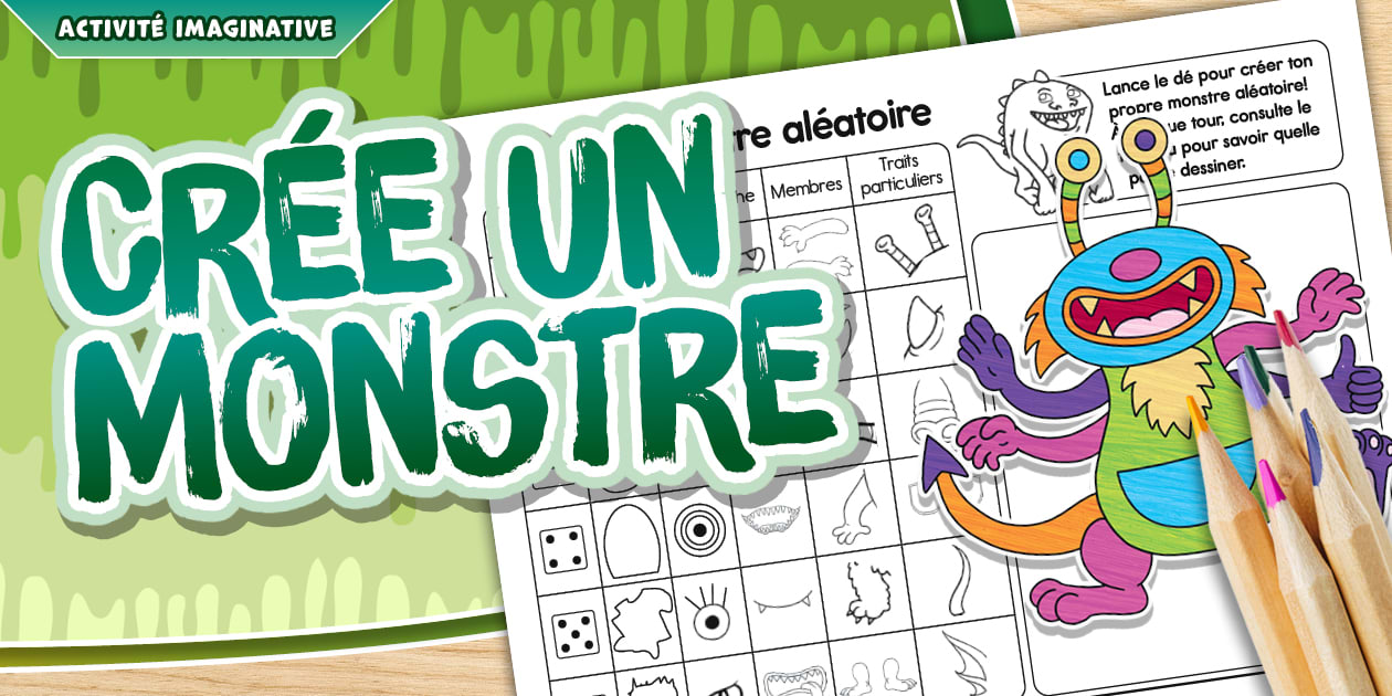 Dessin aléatoire : Crée un monstre