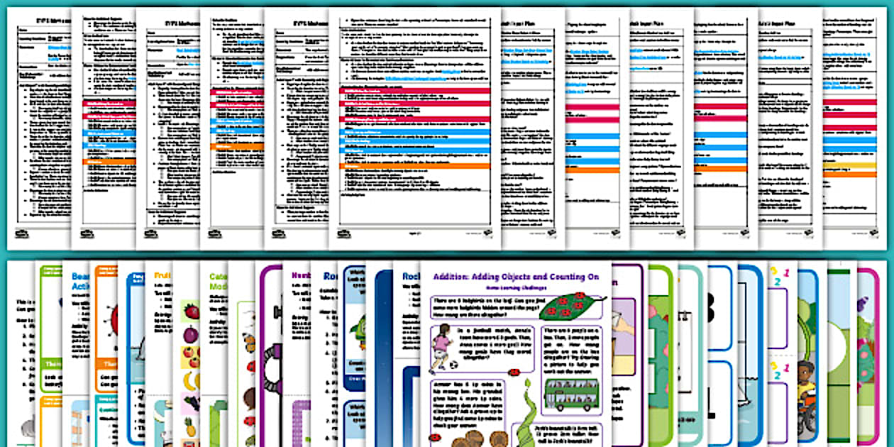 EYFS Maths: Using Quantities and Objects, They Add... Adult Input Planning and