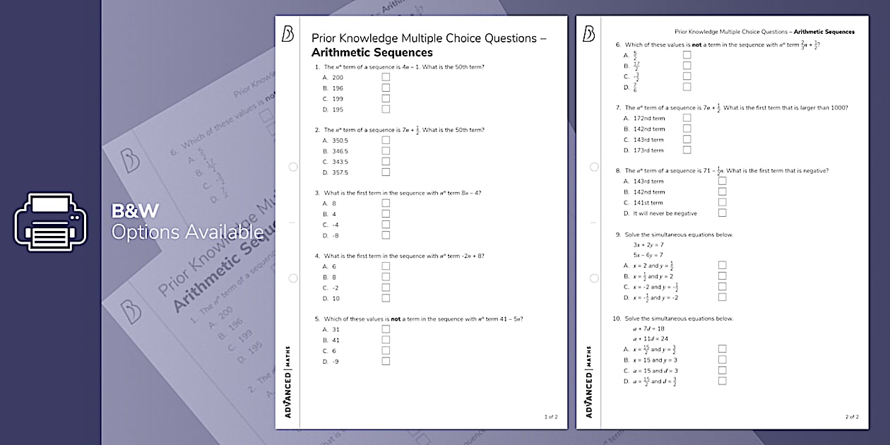 👉 Arithmetic Sequences Questions | A Level Maths | Beyond