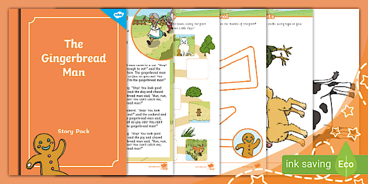 The Gingerbread Man Story Pack (teacher made) - Twinkl
