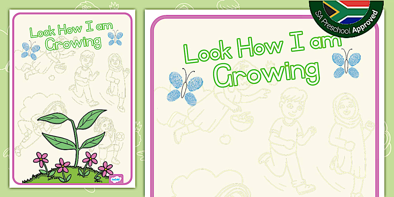 * NEW * Look How I am Growing! Handprint Craft - Twinkl