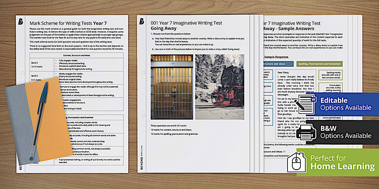 Year 7 English Papers | Beyond (teacher made) - Twinkl