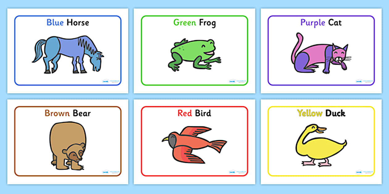 Editable Story Sequencing to Support Teaching on Brown Bear, Brown Bear