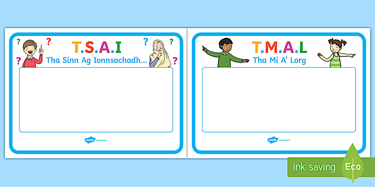 A' Chiad Ire - TSAI agus TMAL Soidhnichean Taisbeanaidh - Postairean