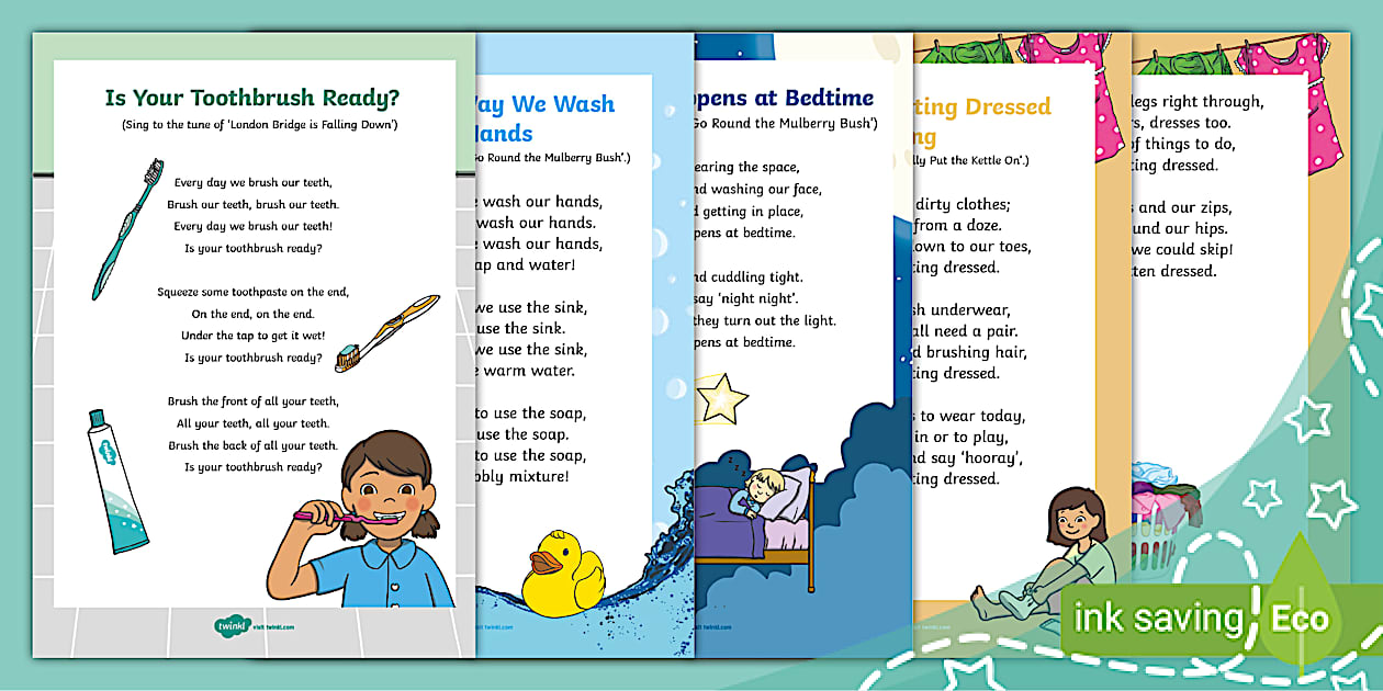 👉 Home Routines Songs Pack