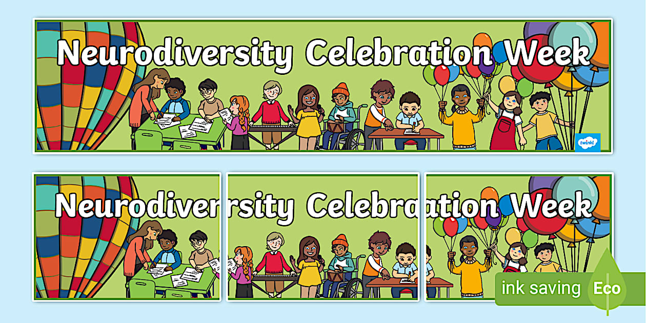 Neurodiversity Celebration Week Display Banner - Twinkl