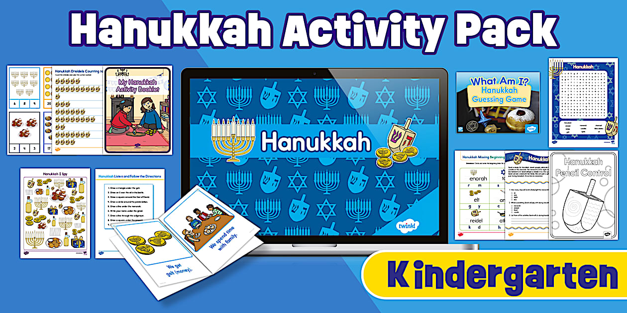 Kindergarten Hanukkah Activity Pack