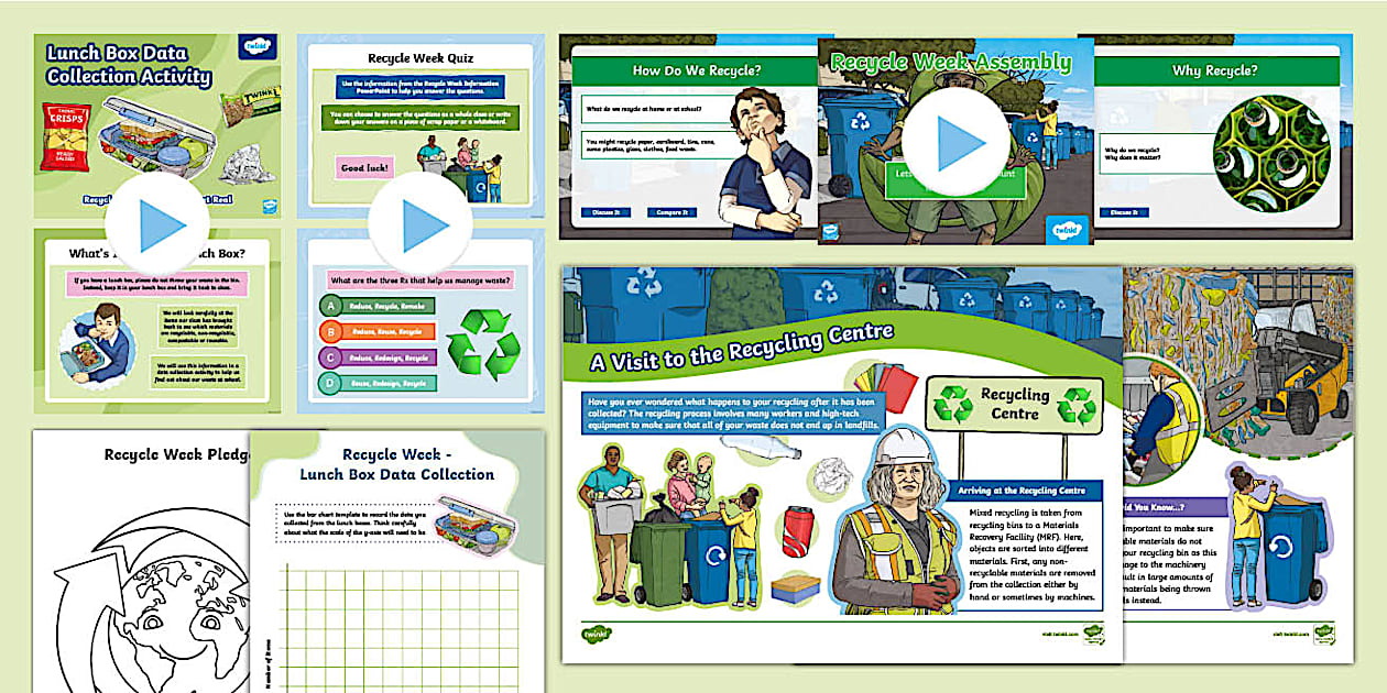 KS2 Recycle Week Resource Pack (teacher made) - Twinkl