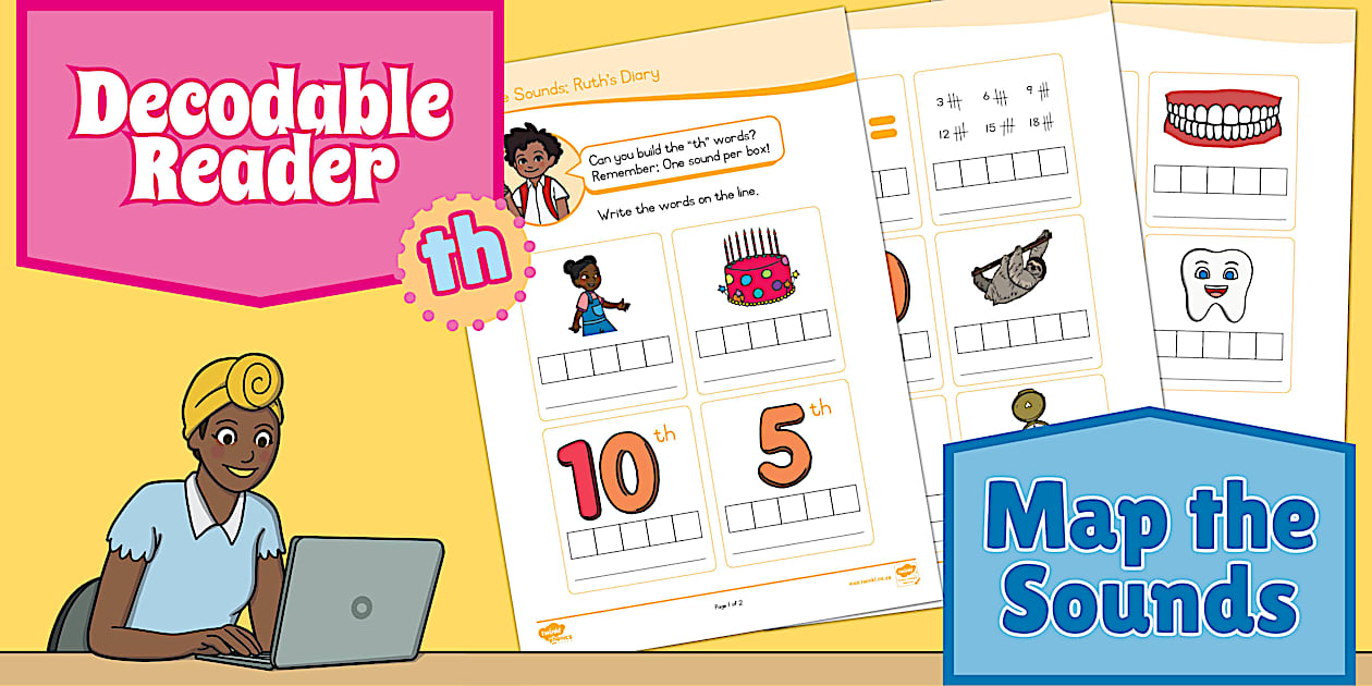 FP Phonics - th Decodable Readers - Map the Sounds