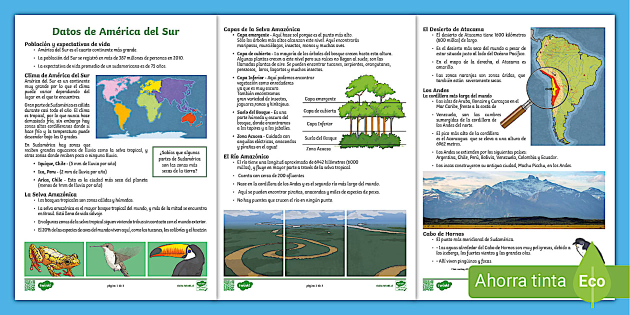 PDF: Datos de América del Sur