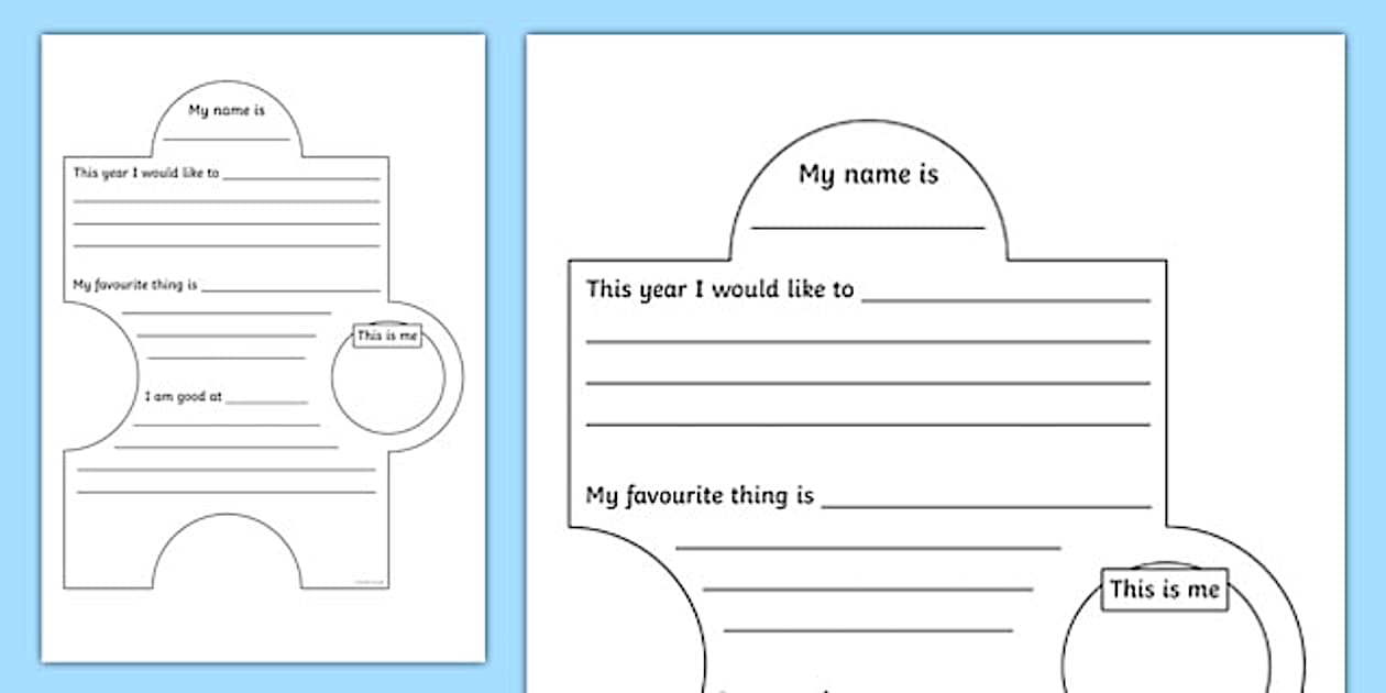 Editable Transition Display Jigsaw Activity (teacher made)