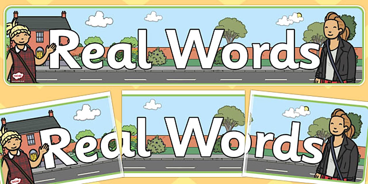 Editable Real Words Display Banner (l'enseignant a fait)