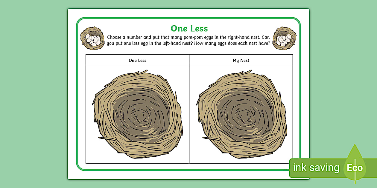 👉 One Less Nest Mat | Twinkl (professor feito) - Twinkl