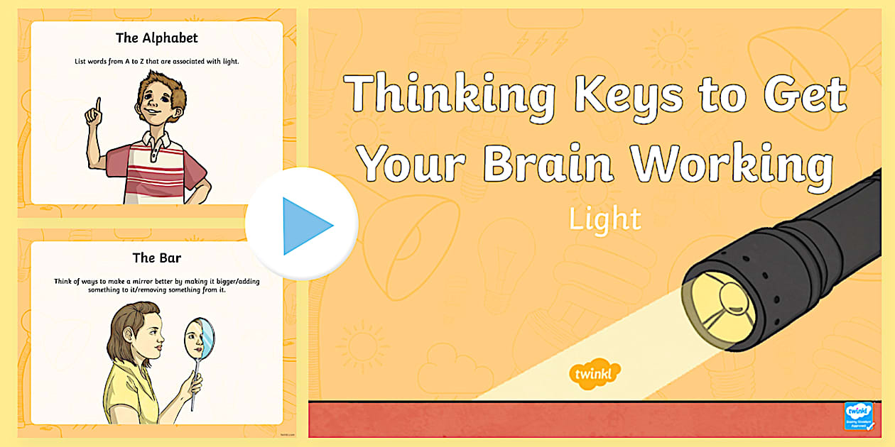 Light PowerPoint | Light Thinking Keys | Critical Thinking