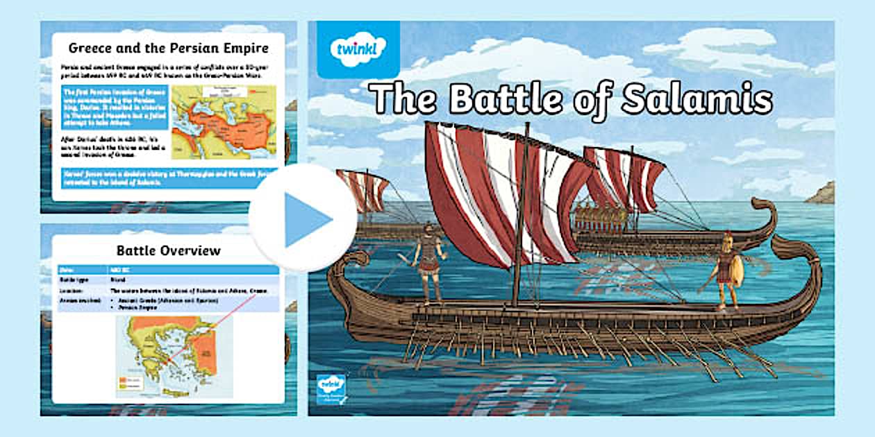 The Battle of Salamis PowerPoint (teacher made) - Twinkl