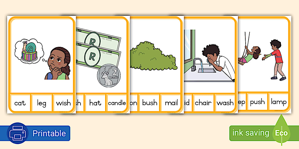 Grade 2 Phonics: -sh sound peg card activity (teacher made)