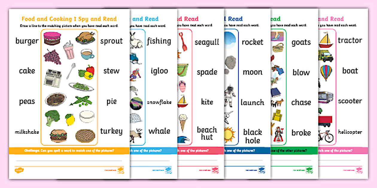 Phase 5 Phonics I Spy and Read Bumper Activity Pack - Twinkl