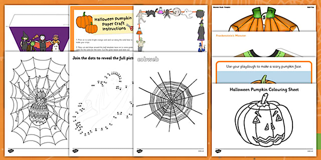 Top 10 Early Years Halloween Activity Pack (teacher made)