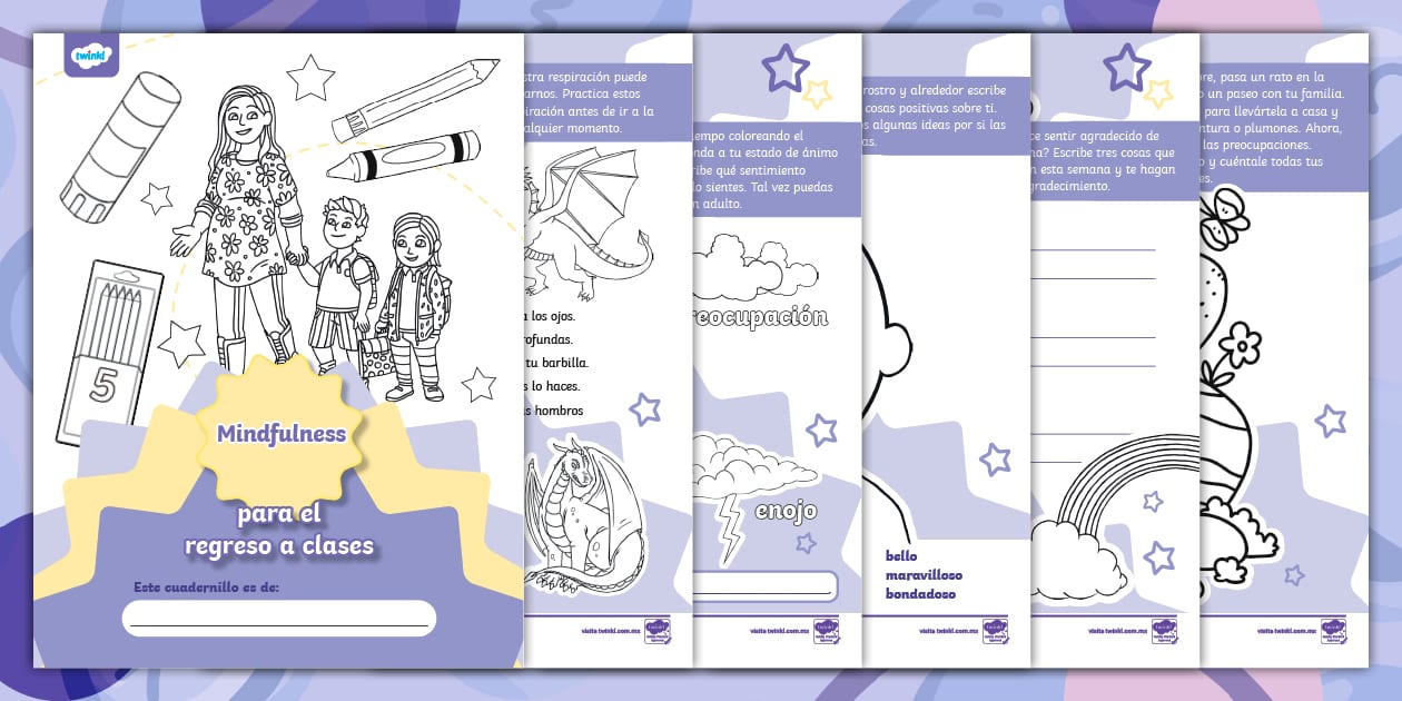 Regreso a clases - cuadernillo mindfulness