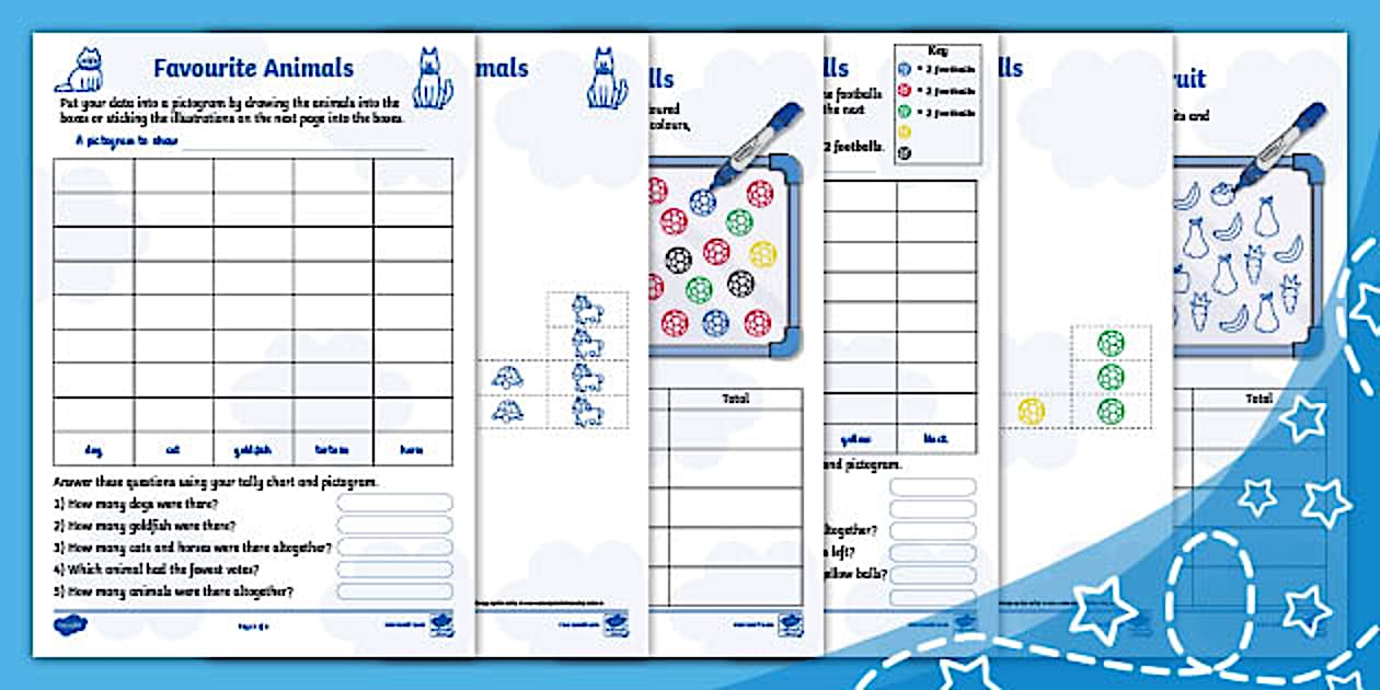 Statistics Worksheets Activity | Maths Resources - Twinkl
