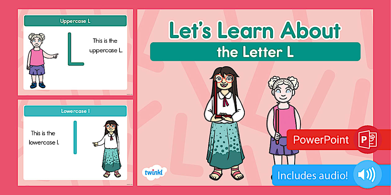 Alphabet: Let's Learn About the Letter L PowerPoint - Twinkl