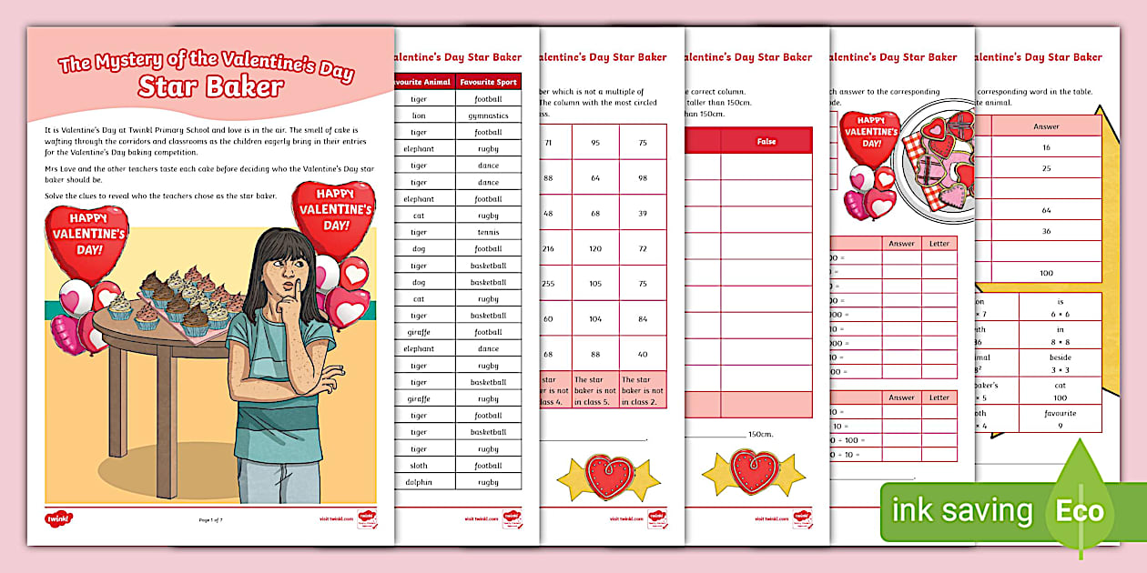 👉 Y5 The Mystery of the Valentine's Day Star Baker Mystery