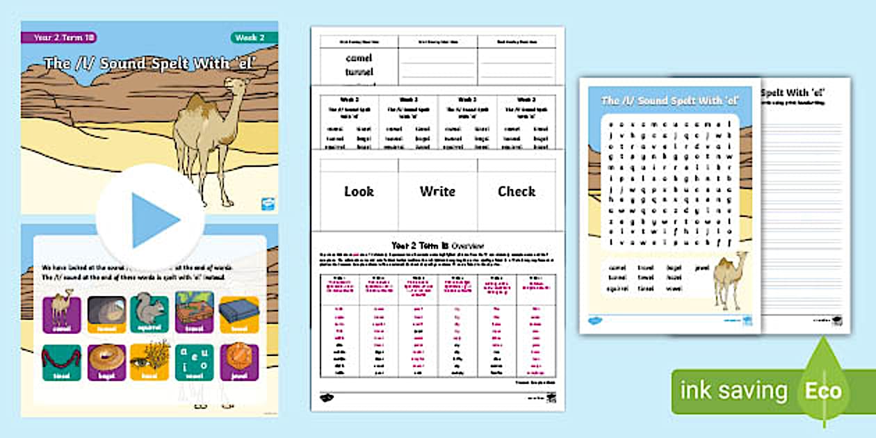 Year 2 Term 1B Week 2 Spelling Pack (teacher made) - Twinkl