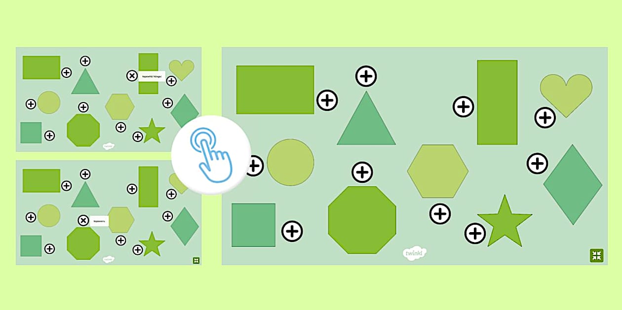 Te Reo Māori: Interactive Shapes Hotspot (teacher made)