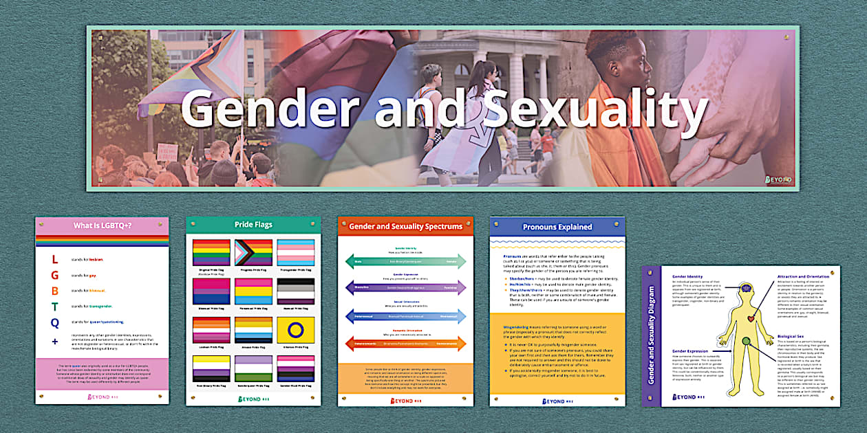 Gender and Sexuality Display Pack | Secondary RSE | Beyond