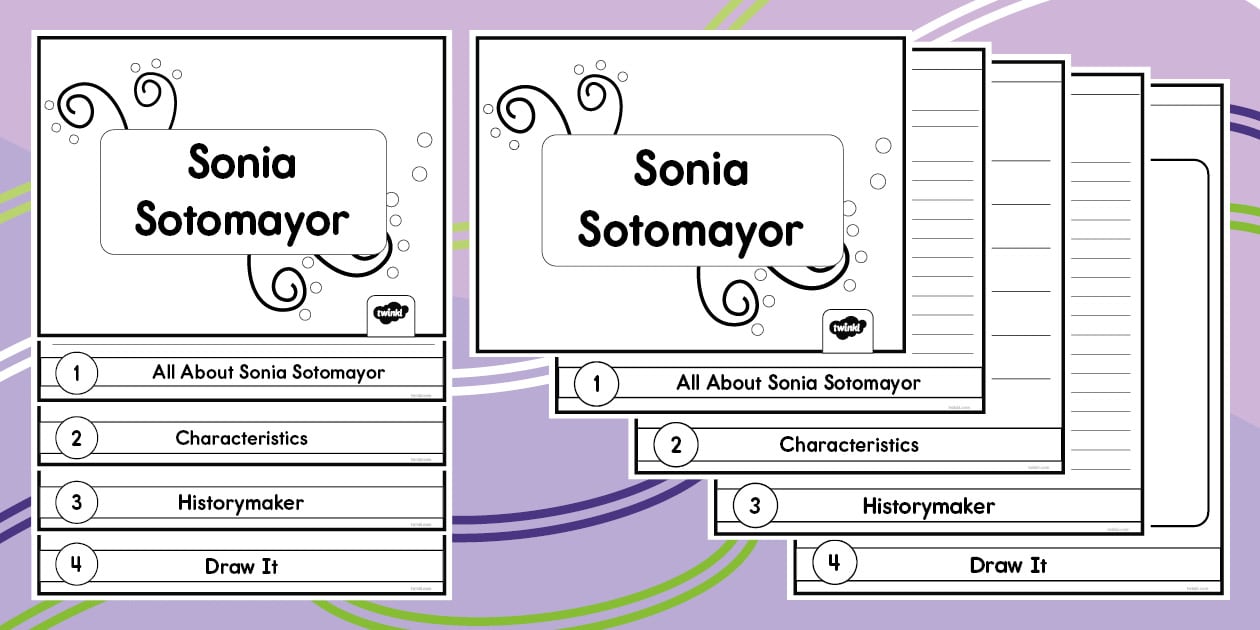 Fun Sonia Sotomayor Worksheets for Kids | Twinkl USA