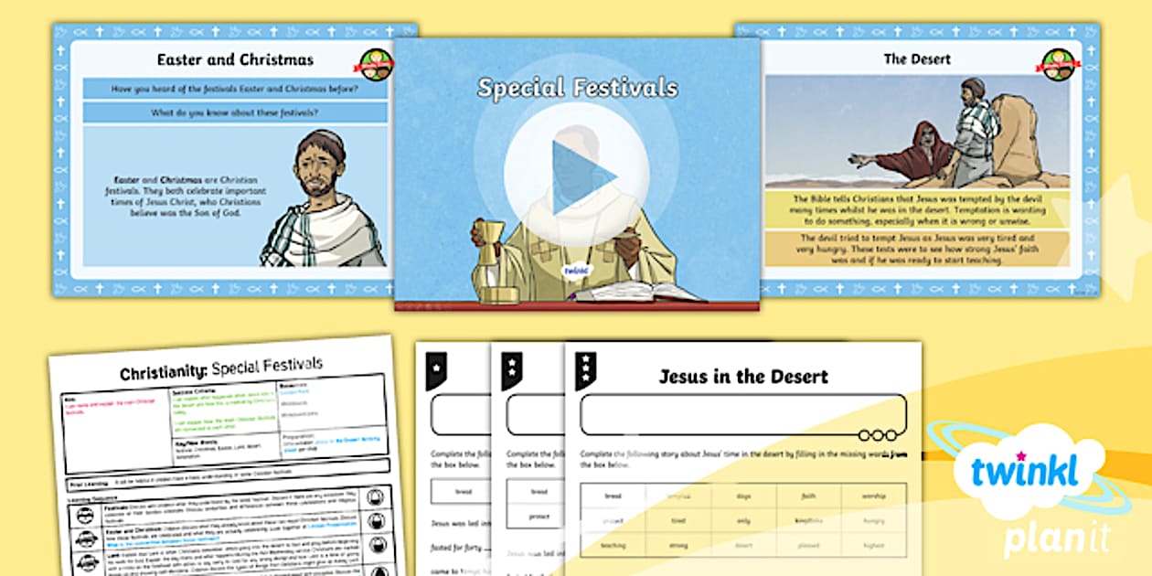 RE: Christianity: Special Festivals Year 4 Lesson Pack 4