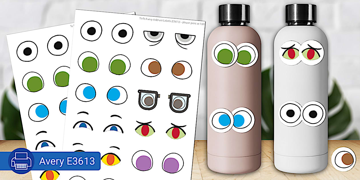 Pair of Eyes - Funny Decoration Stickers (Teacher-Made)