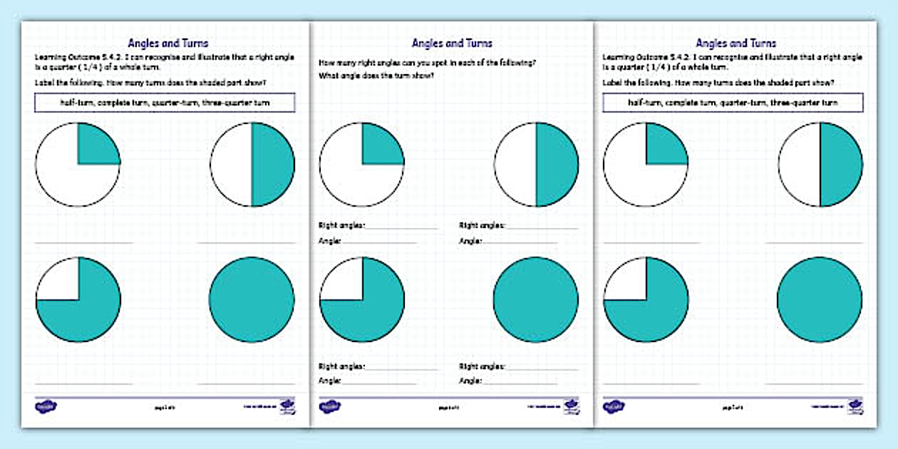 Angles and Turns (Teacher-Made) - Twinkl