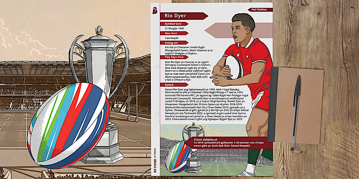 Ffeil Ffeithiau Rio Dyer (Teacher-Made) - Twinkl