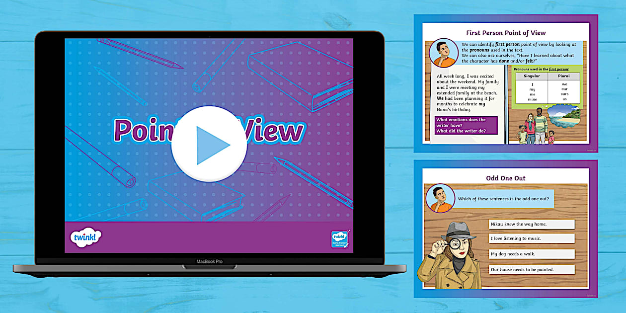 Point of View Writing PowerPoint (teacher made) - Twinkl