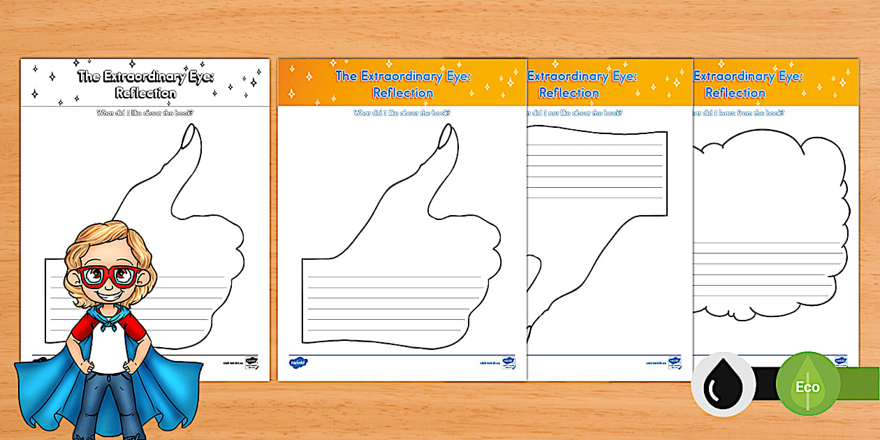 The Extraordinary Eye Journal Reflection (Teacher-Made)
