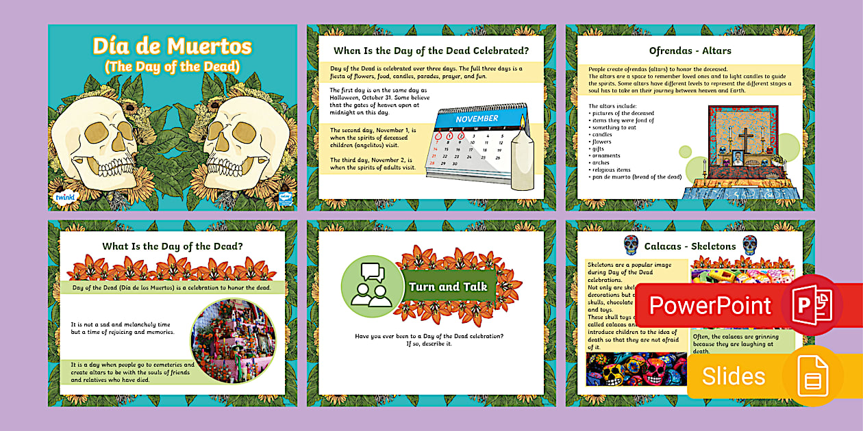 Dia de los Muertos Lesson Plan | PowerPoint | Twinkl USA