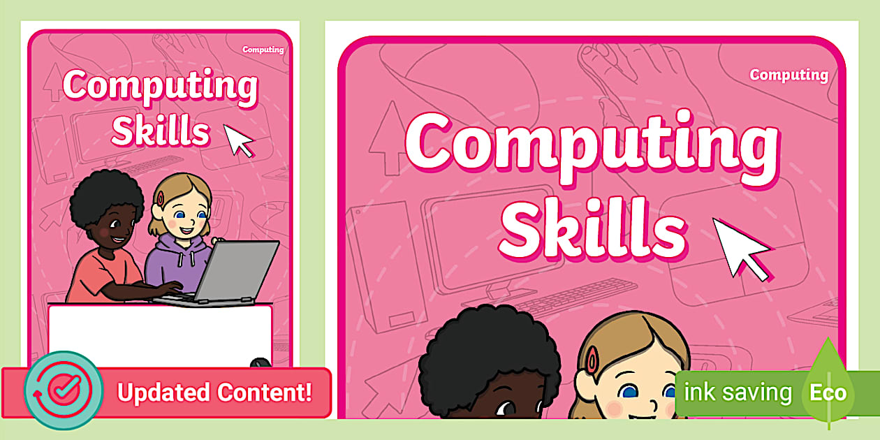 Computing: Computing Skills: Year 1 Unit Book Cover - Twinkl
