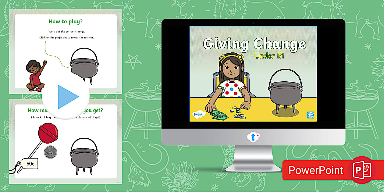 Giving Change: Under R1: Powerpoint Presentation - Twinkl