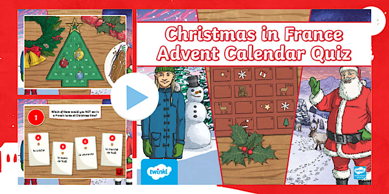 👉 French Christmas Quiz | French Advent Calendar | KS2