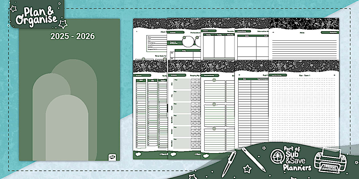 Teacher Planner for India Updated for 2025 - 26 - Twinkl
