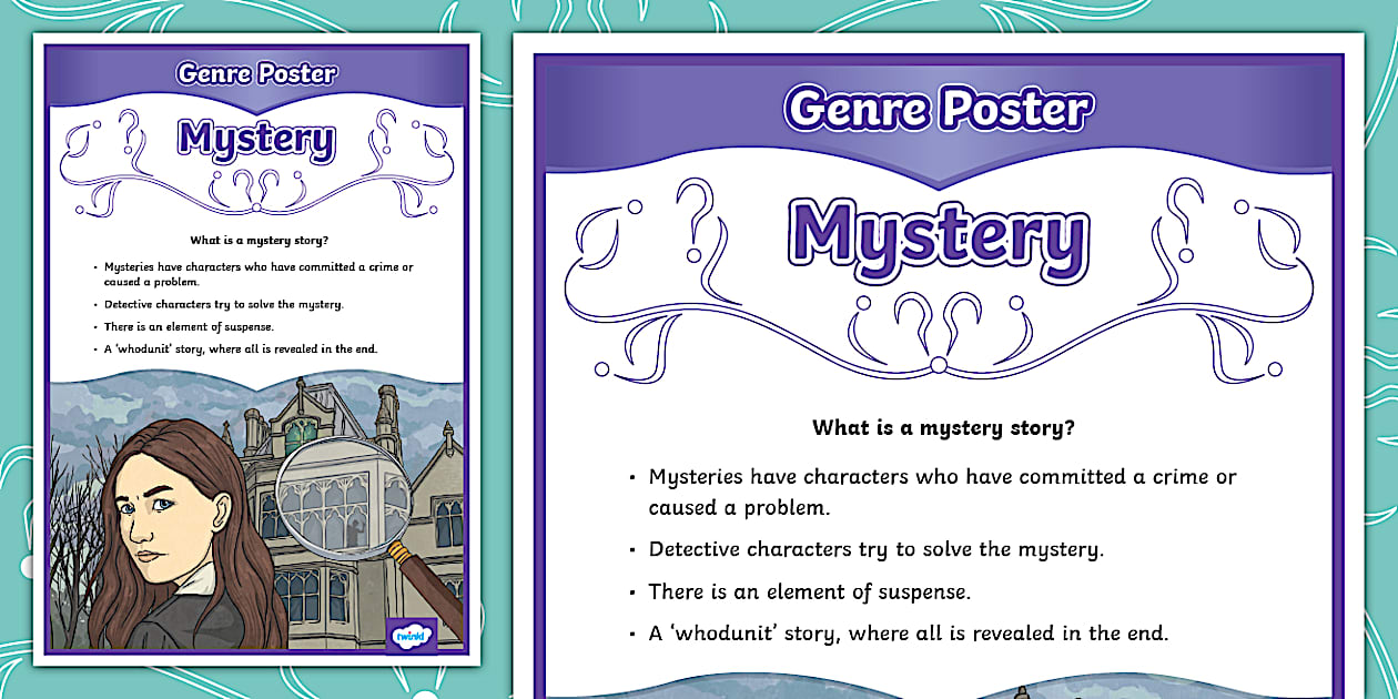 Genre Poster: Mystery (Teacher-Made) - Twinkl