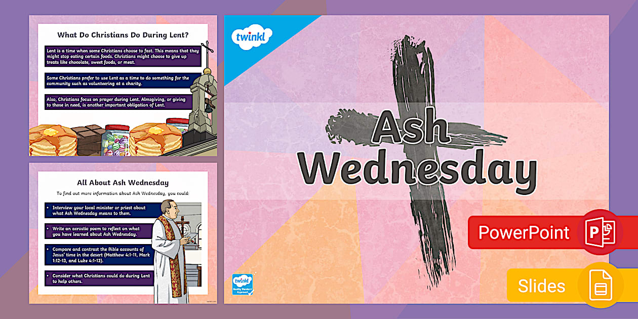 Explaining Ash Wednesday | Lent | Twinkl USA (teacher made)