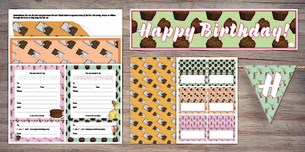 Chocolate Birthday Party Pack | Twinkl Party - Twinkl