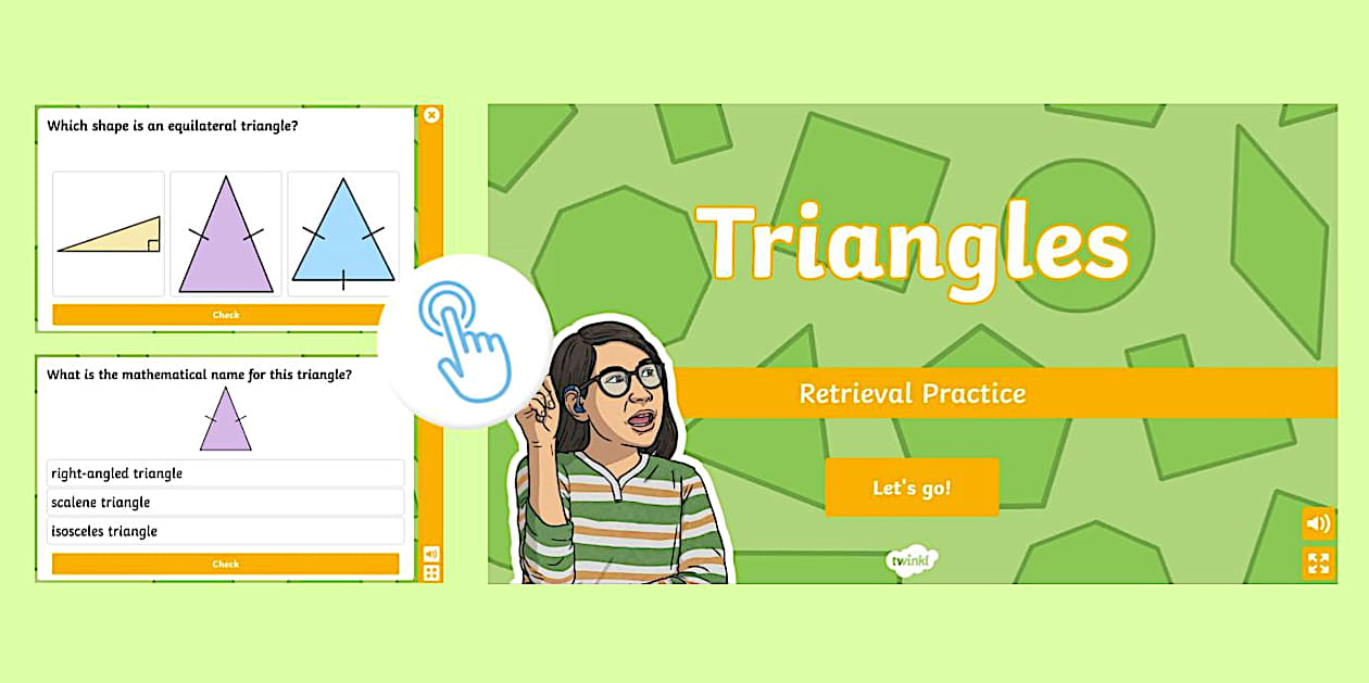 👉 Retrieval Practice: Triangles Maths Interactive Quiz