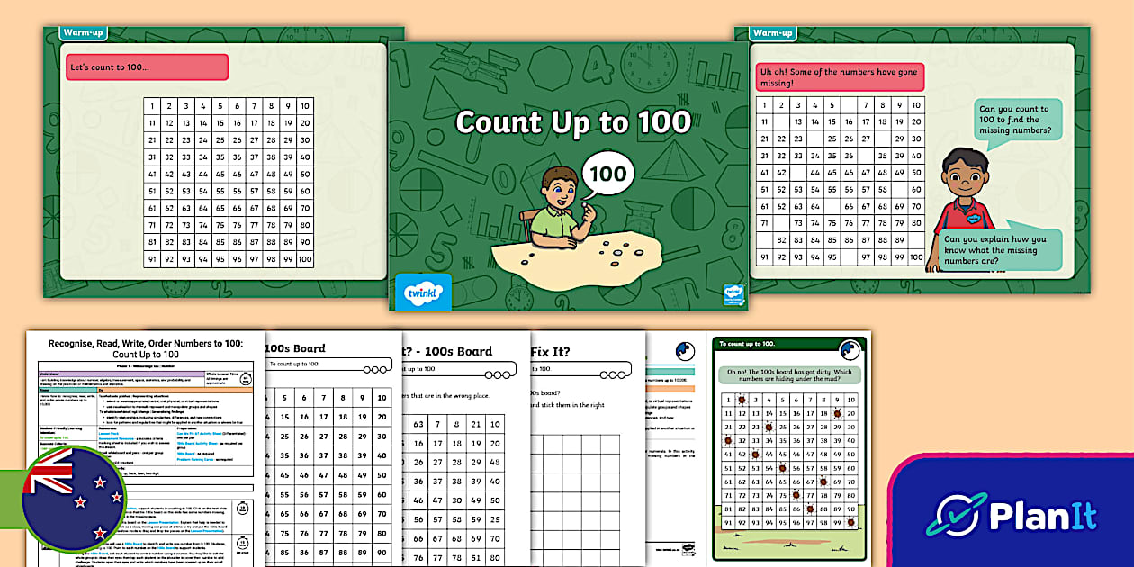 Phase 1 Number: Count Up to 100 (teacher made) - Twinkl