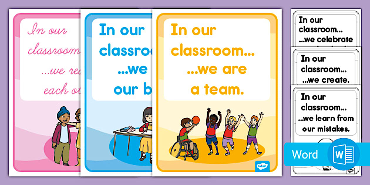 Editable Classroom Rules Poster | Display | Twinkl - Twinkl